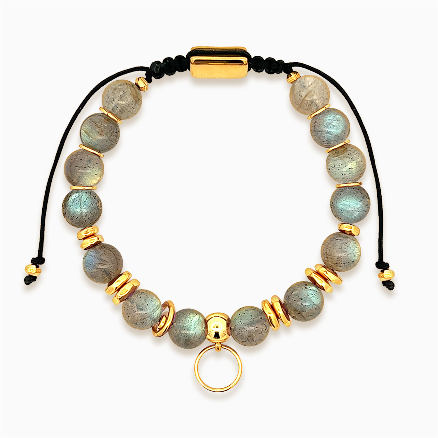 Adjustable Gemstone Stacker Bracelet – Moonstone